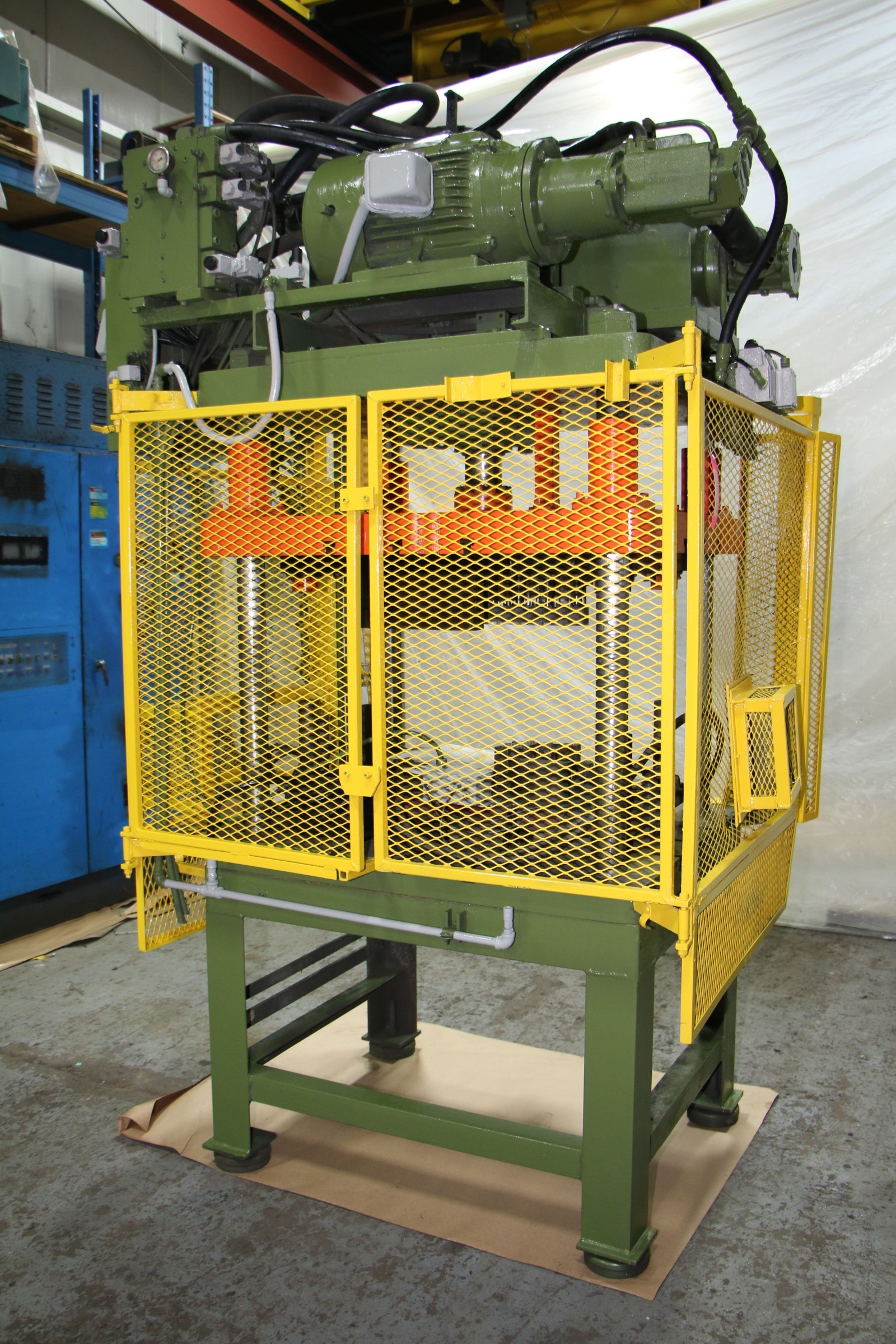 Used Metal Mechanics 35 Ton Trim Press Die Casting #4625