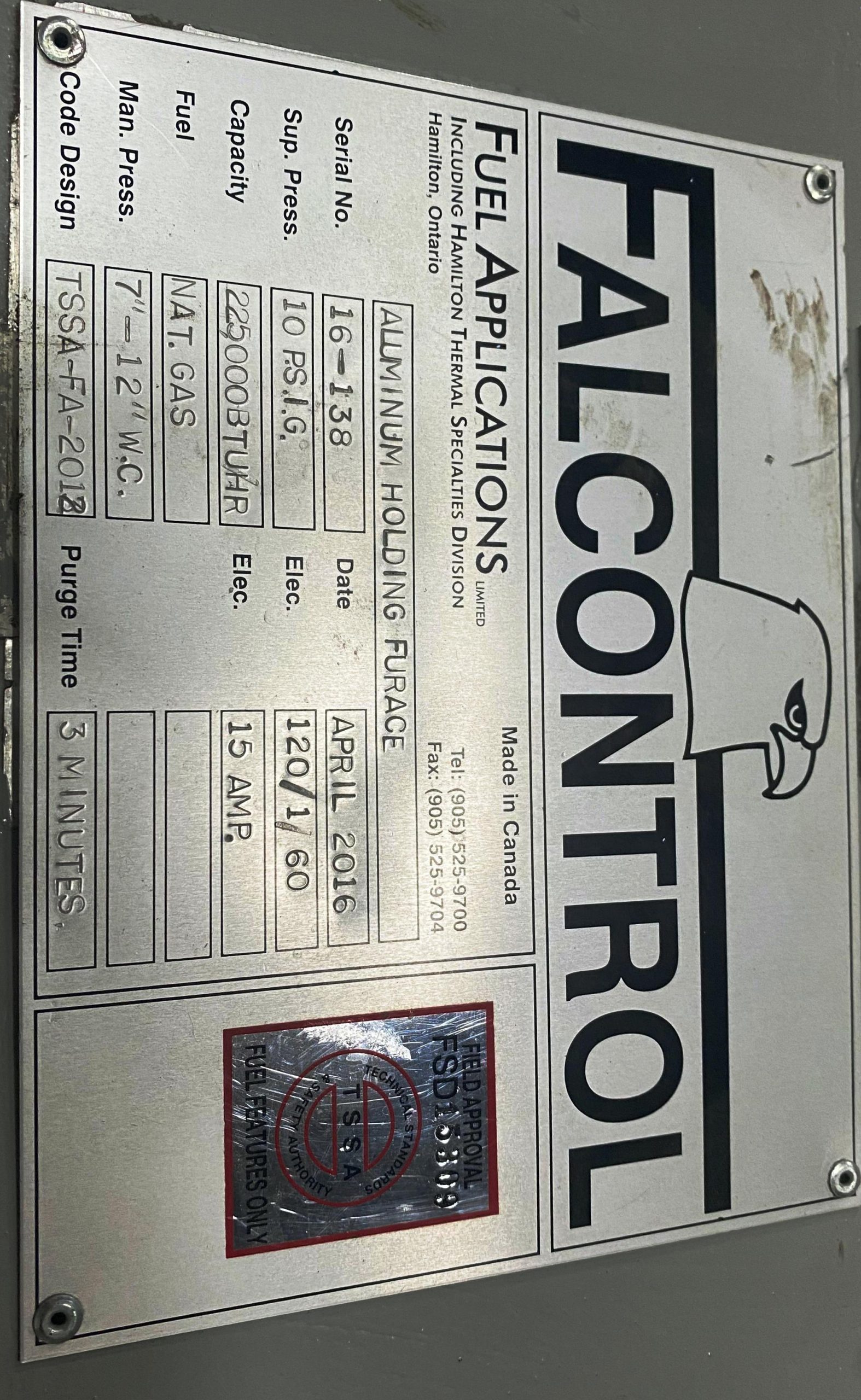 Gasmac Furnace - Aluminum Holding Furnace - #4949 - Beta Die Casting