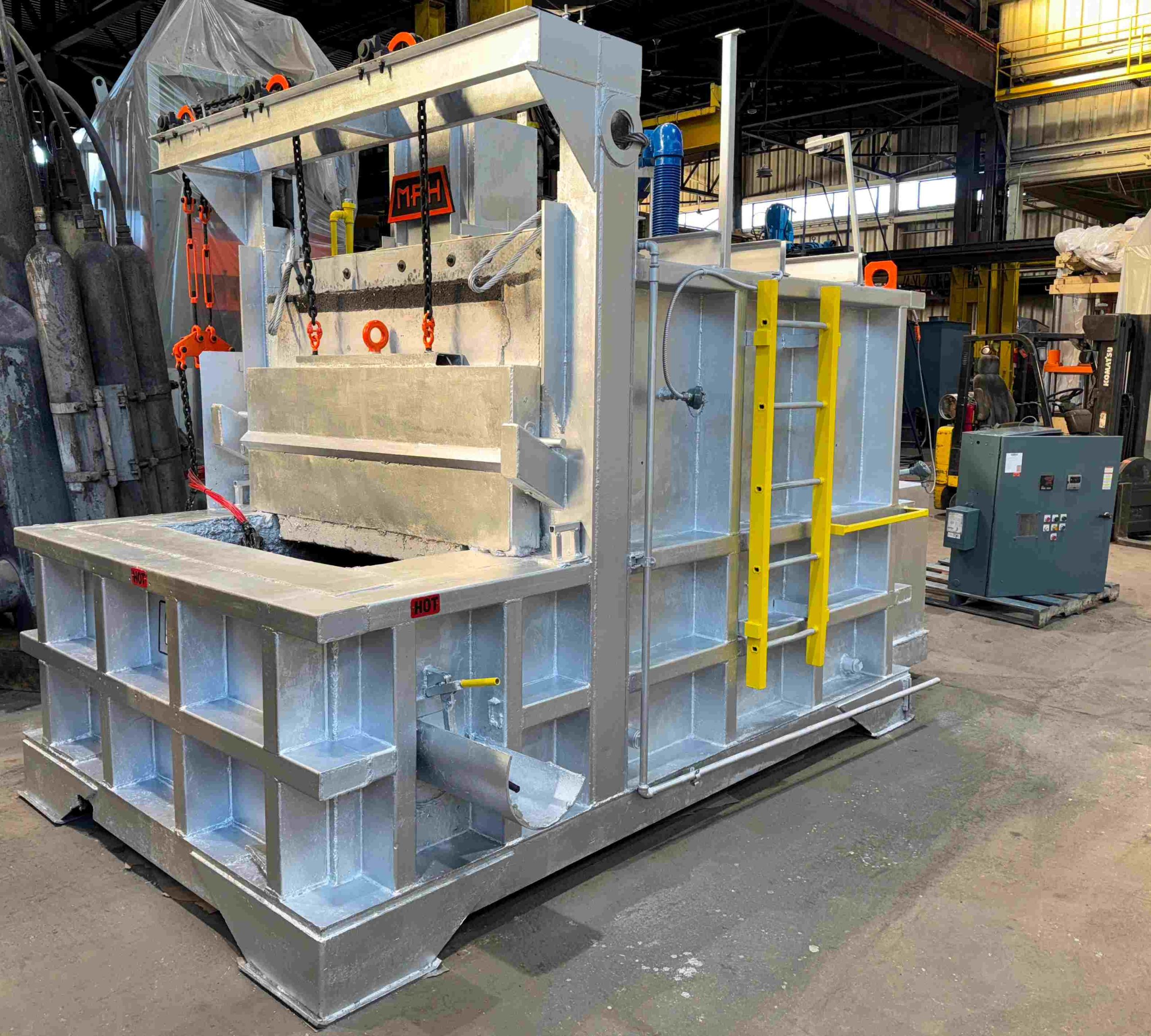 Reverb Gas Melting Furnace - Hamilton Thermal - Beta Die Casting